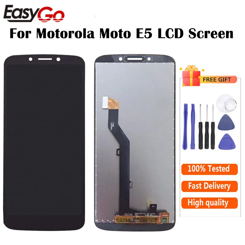 For Motorola MOTO E5 Moto XT1922 4 LCD Display with Touch Screen ...
