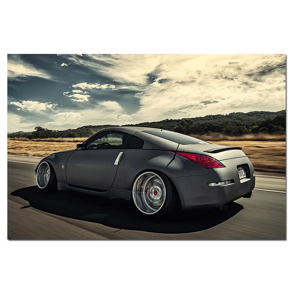 Nissan-350Z-spor-arabalar-duvar-ka-d-ara-posterler-ve-bask-lar-tuval ...