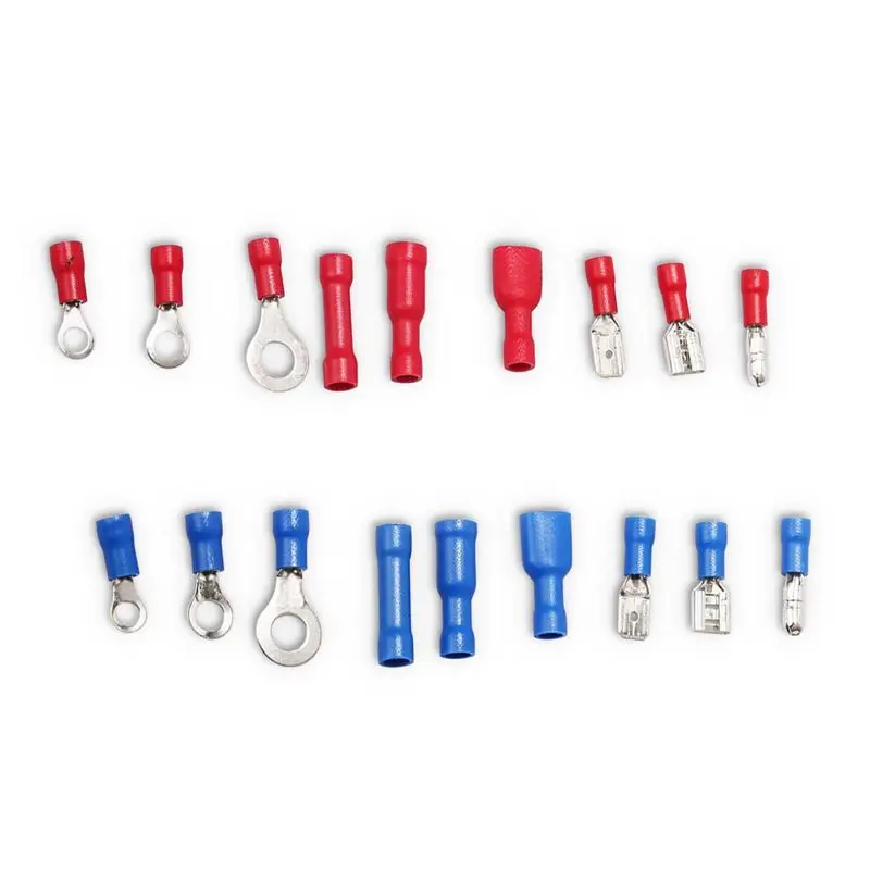 400PCS Crimp Connectors Electrical Crimp Terminals with 18 Sizes ...