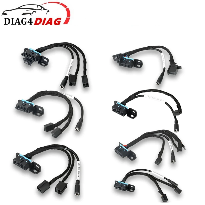 7PCS Test Line Cables for Benz All EZS W209/W211/W906/W169/W208/W202 ...