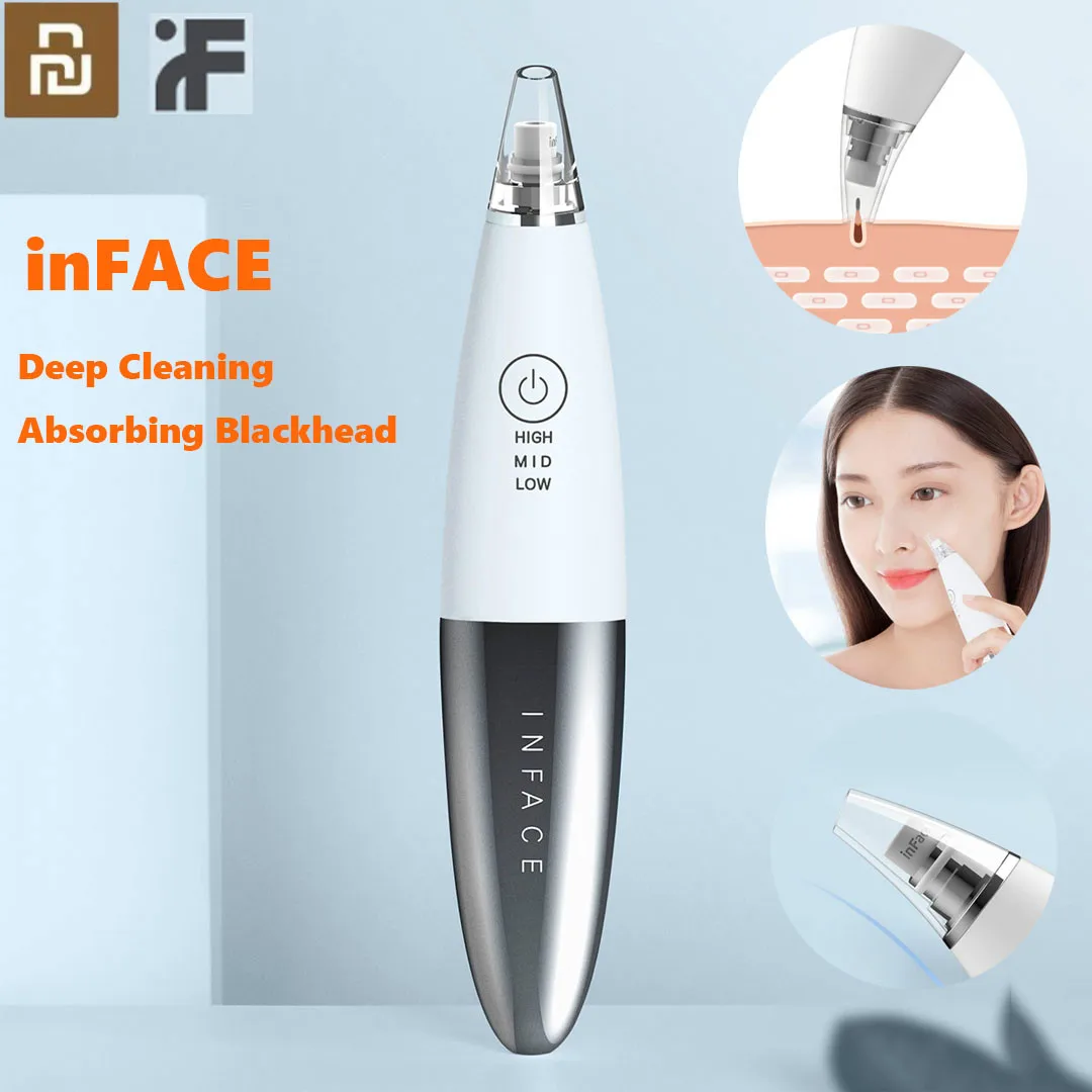 XiaomiInFace Clean Blackhead Instrument Skin Care Pore Vacuum Acne ...