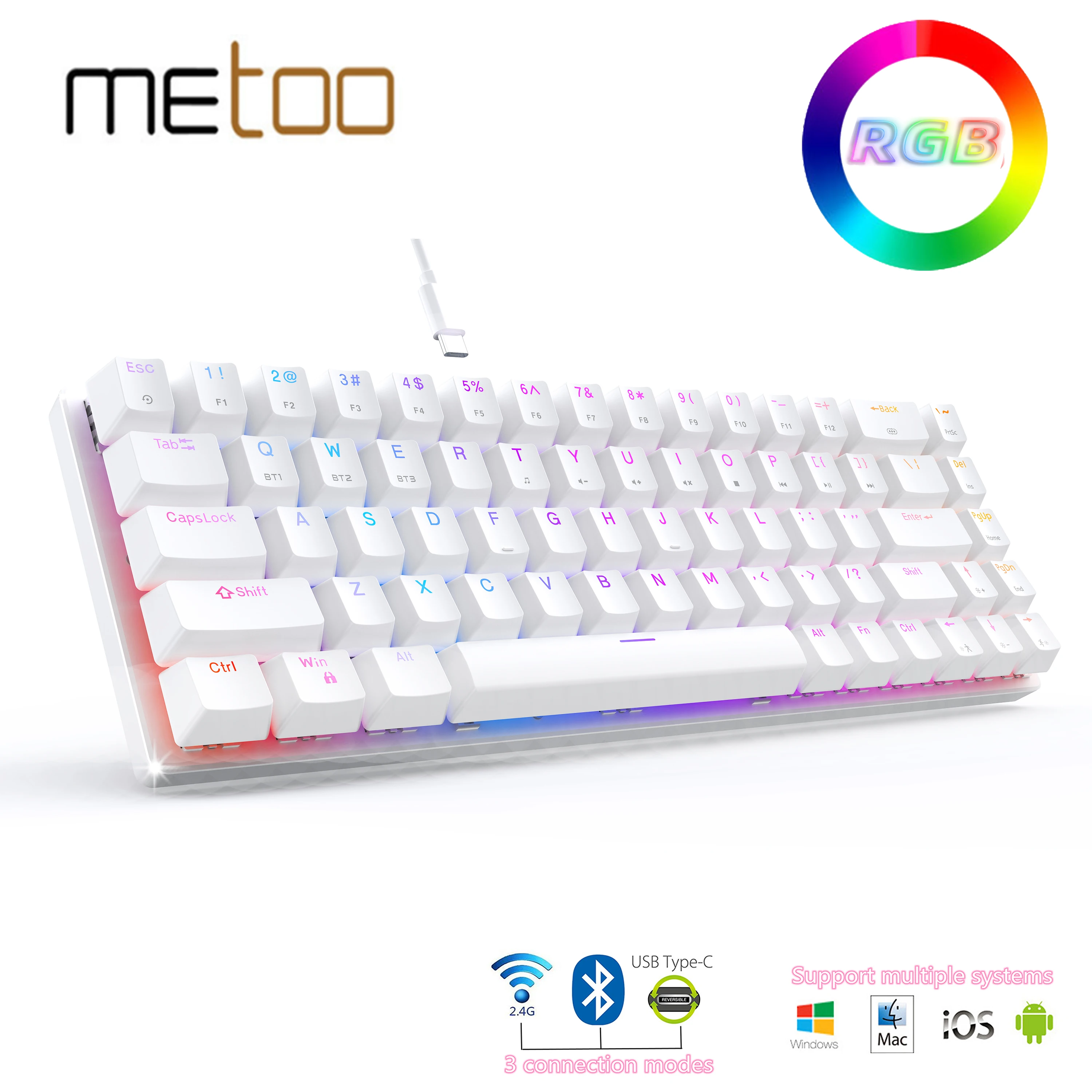 Metoo-Bluetooth-Mechanical-Keyboard-for-Tablet-iPad-phone-Wireless-2-4G ...