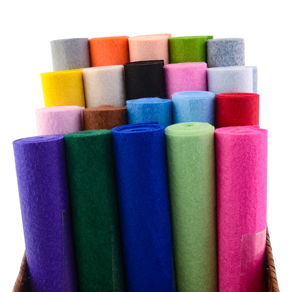 50-40cm-Needlework-Polyester-Felt-Fabric-For-Patchwork-DIY-Dolls-Felt ...