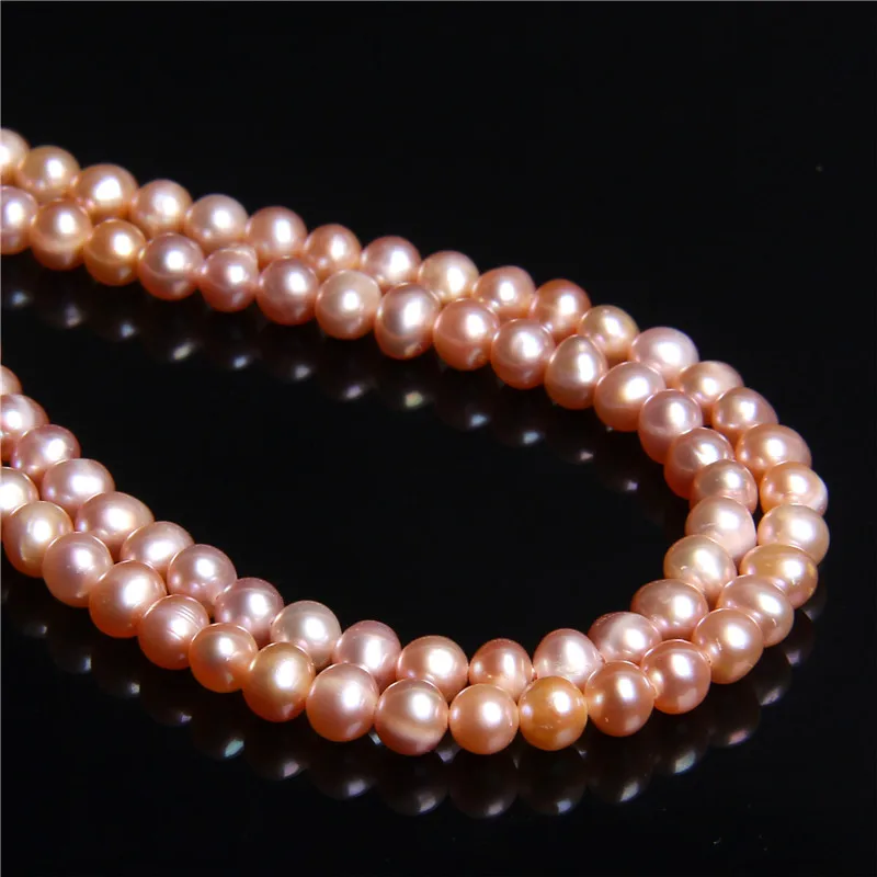 4 4 5mm Fine AAA Natural Freshwater Pearl Beads Champagne Loose Near 