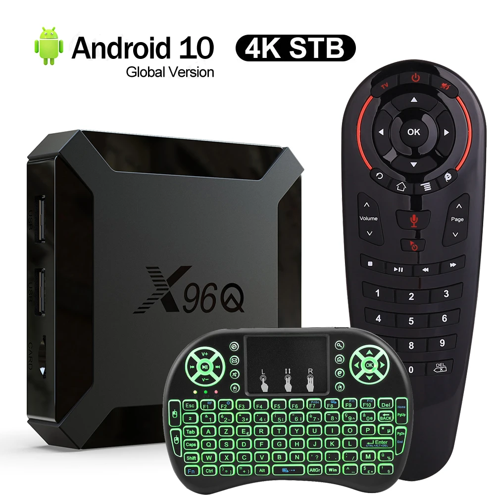 2021 Hot X96q Android 10.0 Fast Smart Tv Box 2gb 16gb Allwinner H313 Quad Core 4k Vs X96 Mini ...