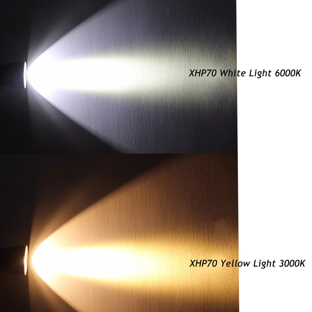 Яркий XHP70.2 самый мощный светодиодный фонарик для подводного плавания ...