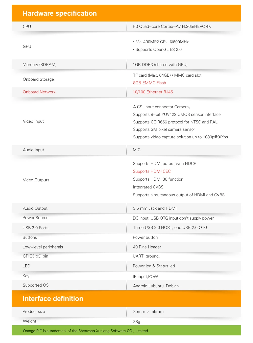 cbhioarpd Orange Pi PC Plus | AliExpress