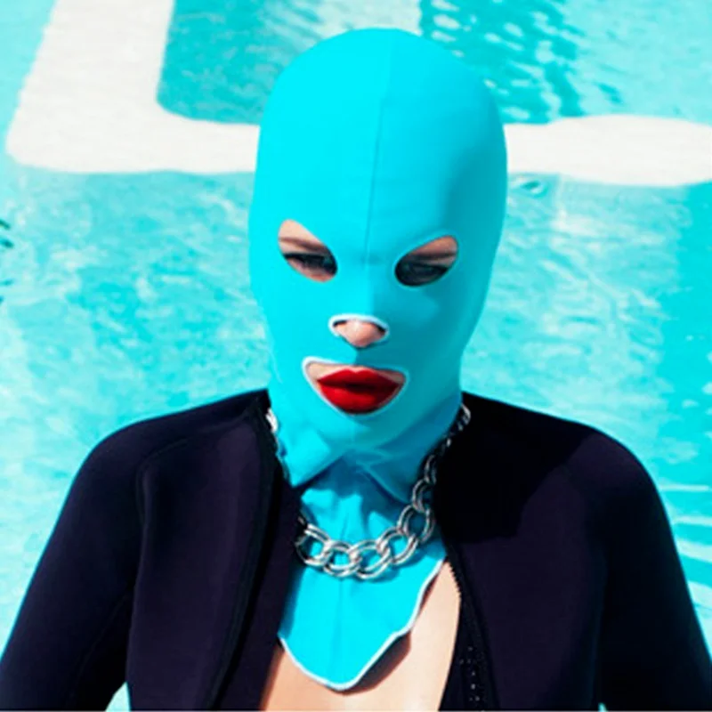 Summer Waterproof Swimming Surf Balaclava Funny Sun Protection 3 Holes ...