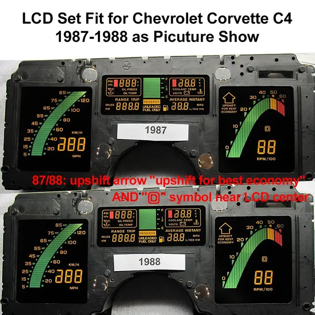 C4 Corvette Instrument Panel