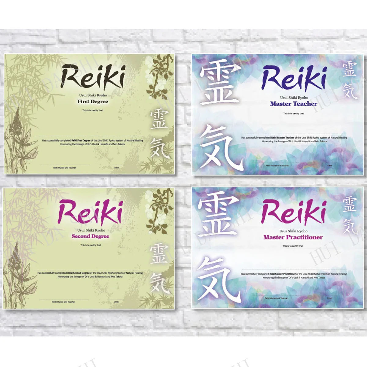 Free Reiki Certificate Templates