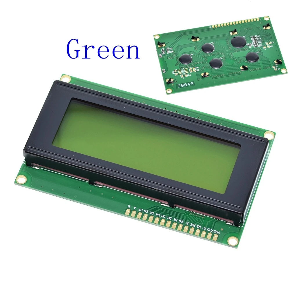 LCD2004+I2C 2004 20x4 2004A Blue/Green screen HD44780 Character LCD /w IIC/I2C Serial Interface ...