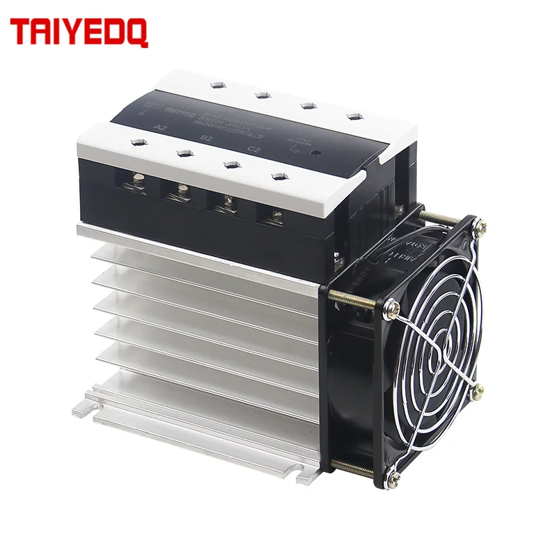 40/60/80/100/120/150/200A Three-phase Solid State Relay DC Control AC ...