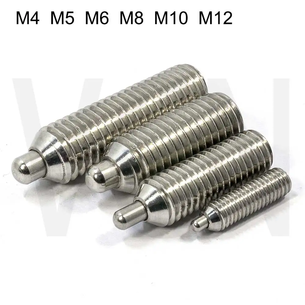 Piston-ressort-avec-goupille-bout-rond-et-douille-hexagonale-vis-avec ...
