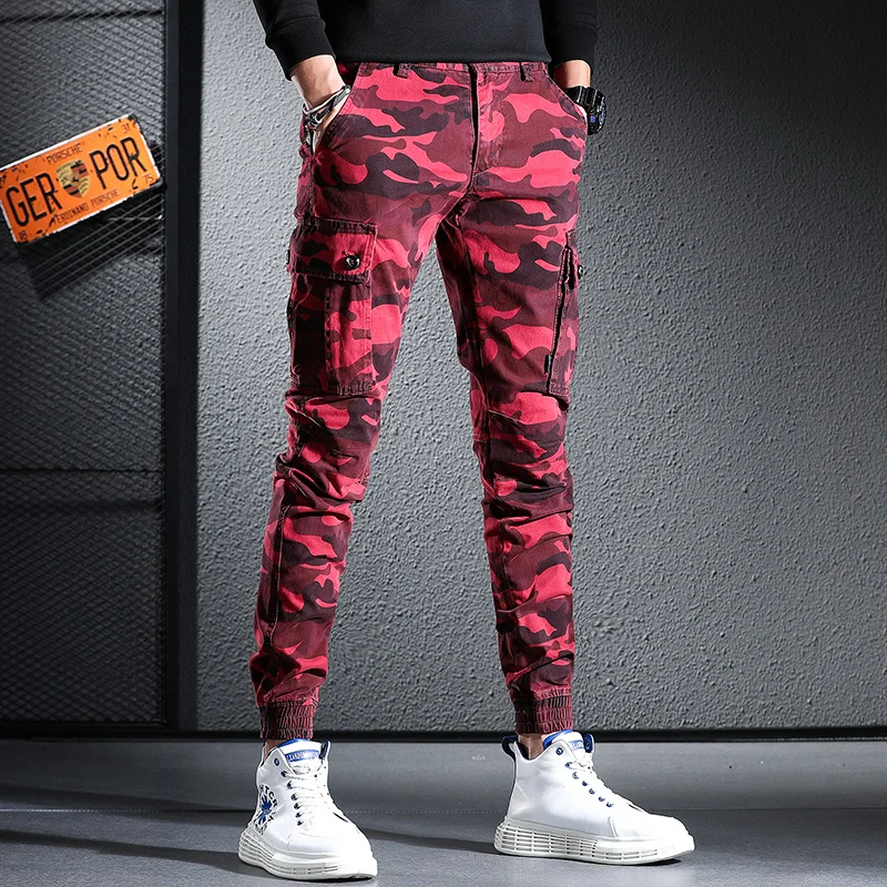 Red Camouflage Pants