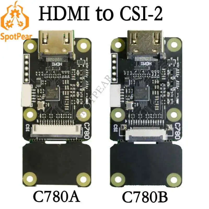 Raspberry Pi Camera HDMI to CSI 4 CSI channels C780 Support Audio 1080P ...