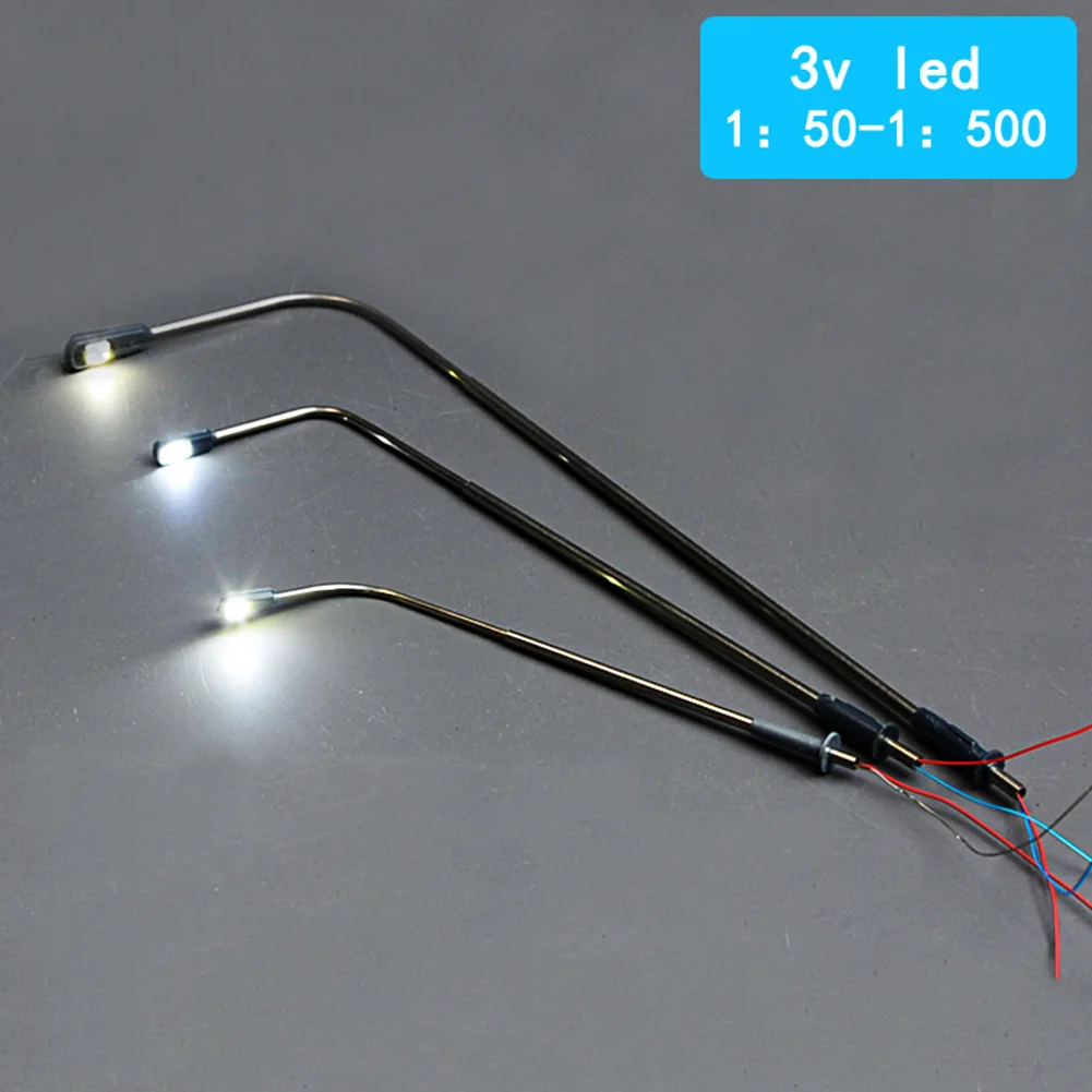 Model Head New 10pcs/lot Model Railway Train Lamp Post Street Lights HO ...