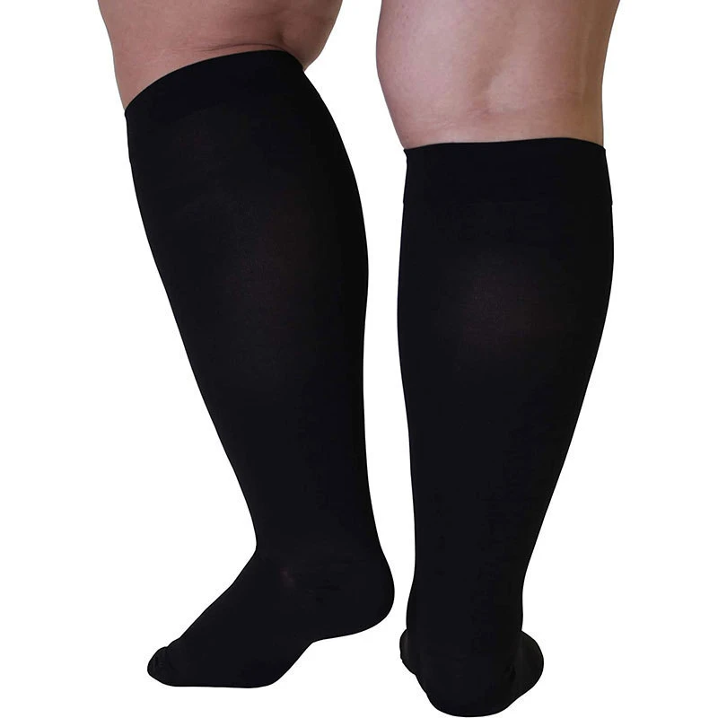 Big Size Compression Stockings Plus Size One Pair Compression Stockings ...