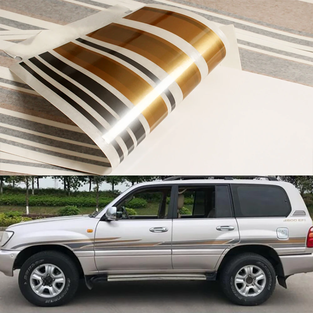 For-Toyota-Land-Cruiser-LC100-1998-2007-Car-Sticker-Both-Side-Door-Body ...