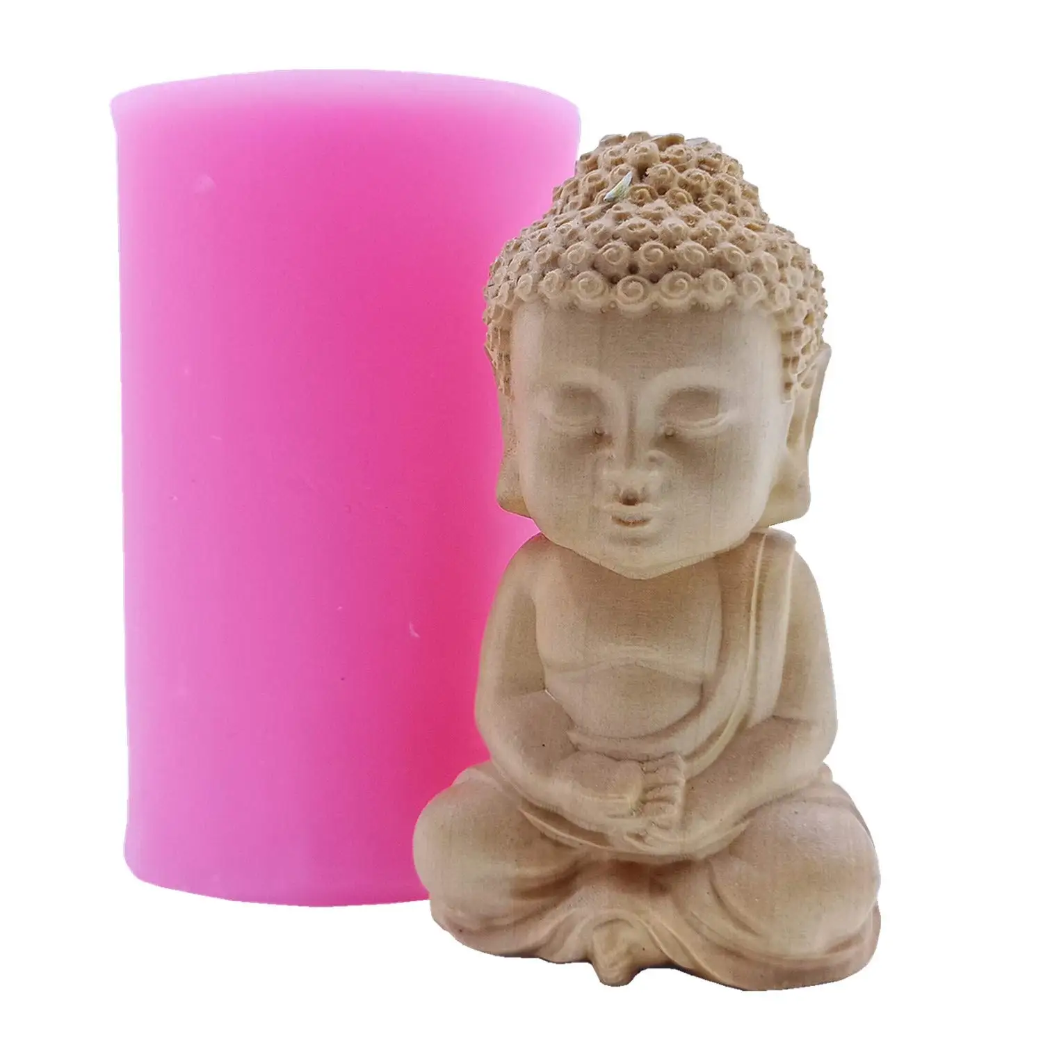 Tathagata-Buddha-Candle-Molds-Handcrafted-Wax-Silicone-Mould-Decorated ...