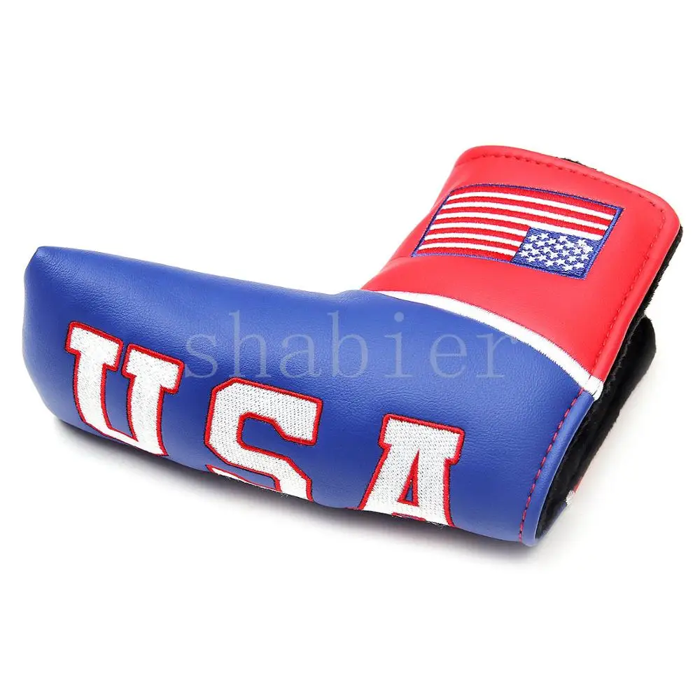 USA Flag Leather Golf Putter Covers for Blade Putter – HeadcoversOnline.com
