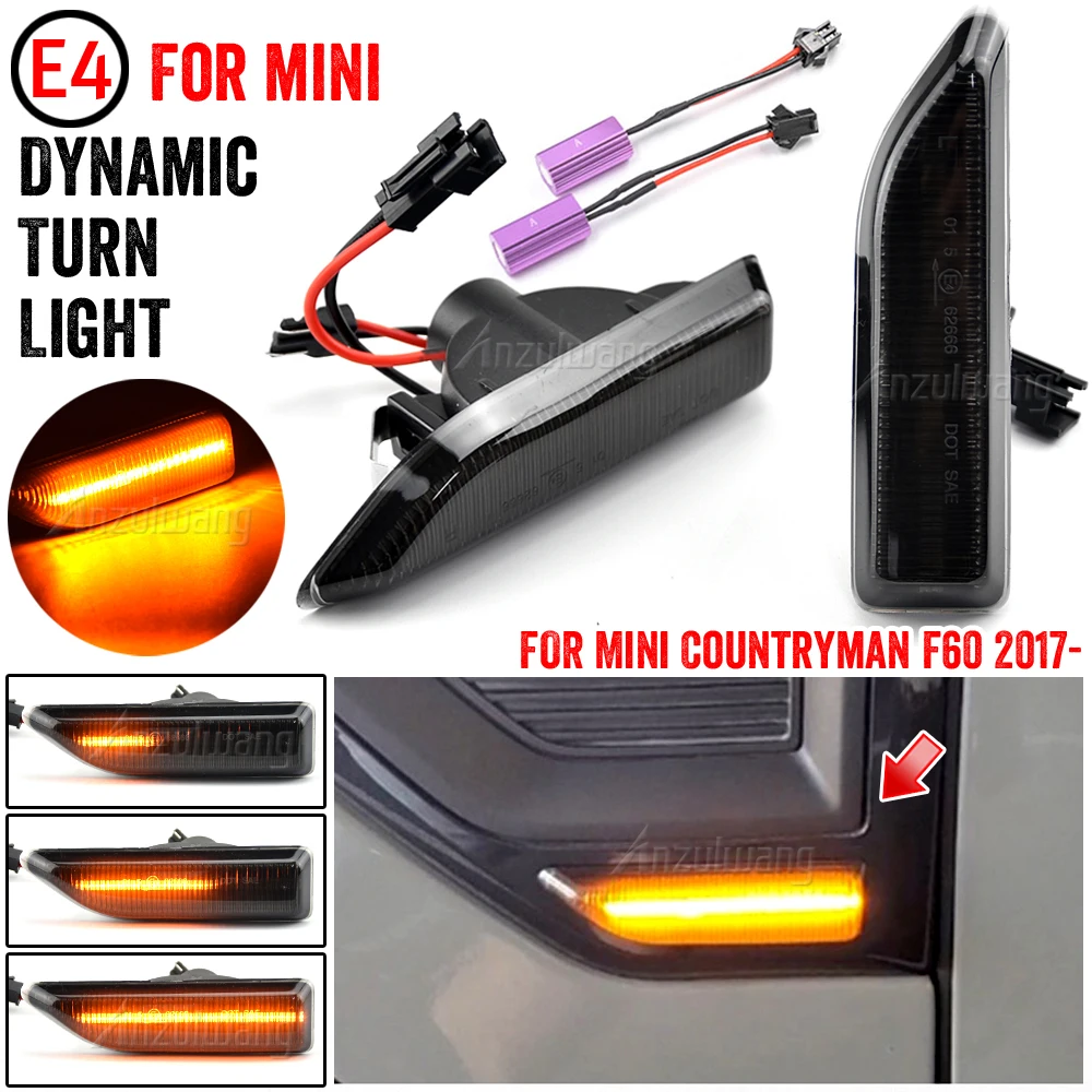 LED-Dynamic-Side-Marker-Turn-Signal-Light-For-Mini-Cooper-Countryman ...