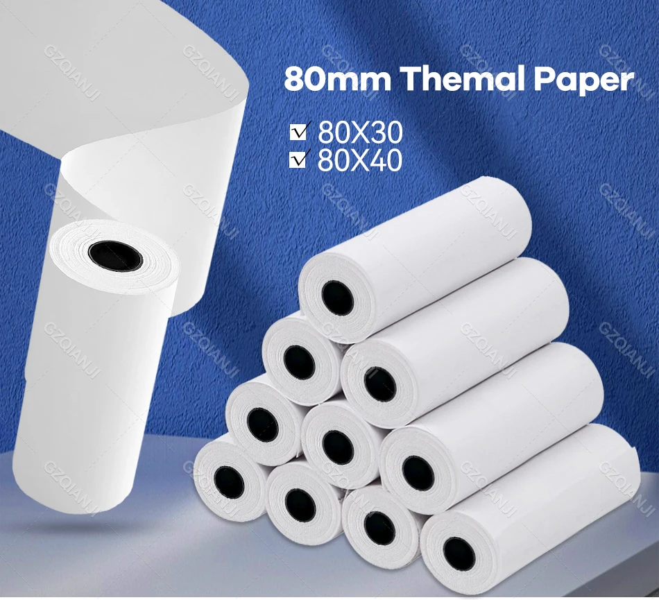 Toutes nos imprimantes,Rouleau de papier thermique,parfait pour Mini ...