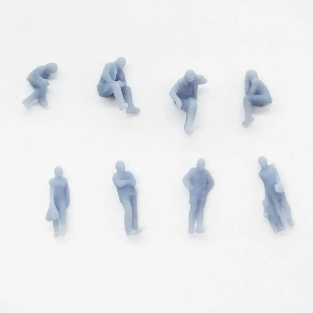 Outland Models Train Station Passenger Figurine Set 1:220 Z Scale ...