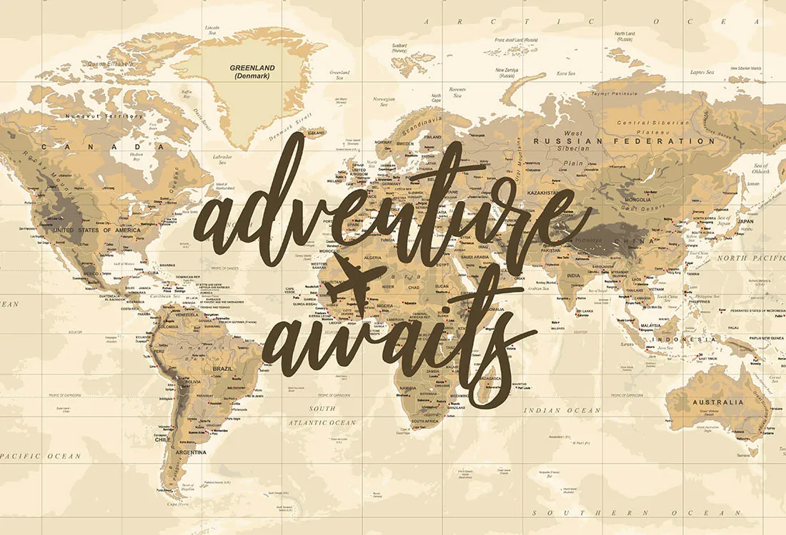 Travel Map Background