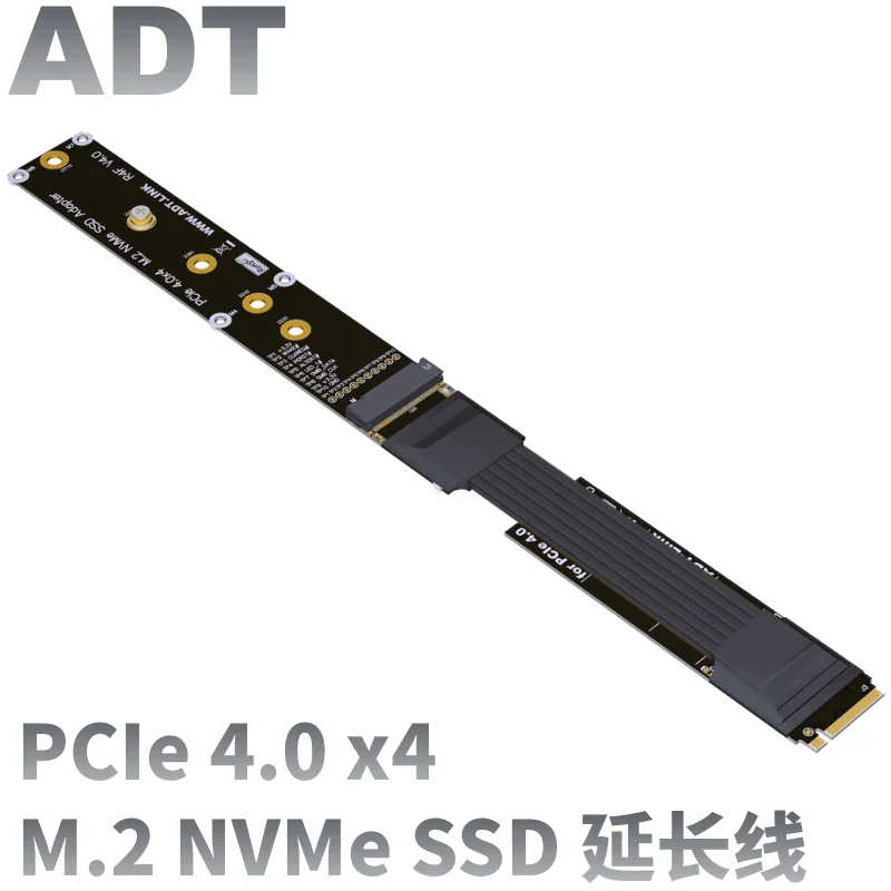 M.2 Nvme Ssd Extension Cable Solid Drive Riser Card R44sf M2 To Pci ...