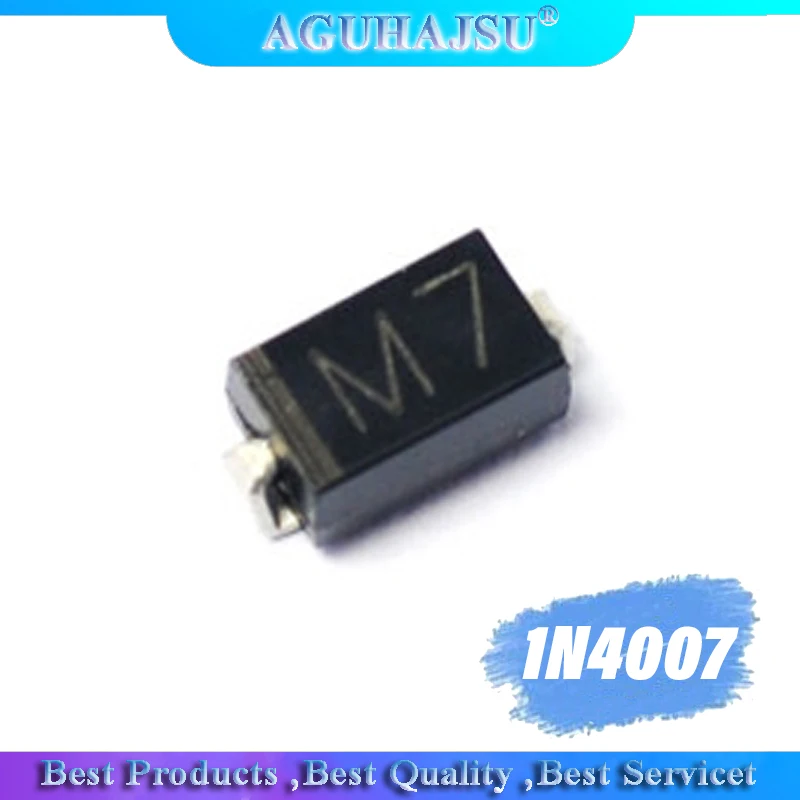 200pcs Diode M7 1n4007 Smd 1a 1000v In4007 Rectifier Diode - Diodes ...