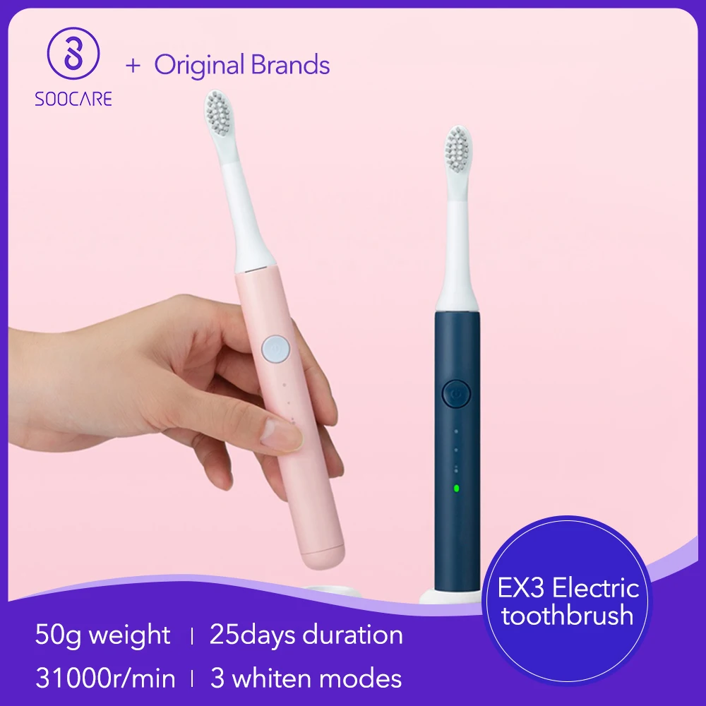 SOOCAS SO WHITE – brosse à dents électrique EX3, brosse à dents Ultra ...