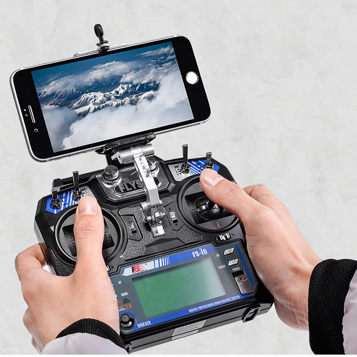 FPV-Displayer-Phone-Holder-Fixed-Mount-Bracket-Part-For-Flysky-Fs-i6 ...