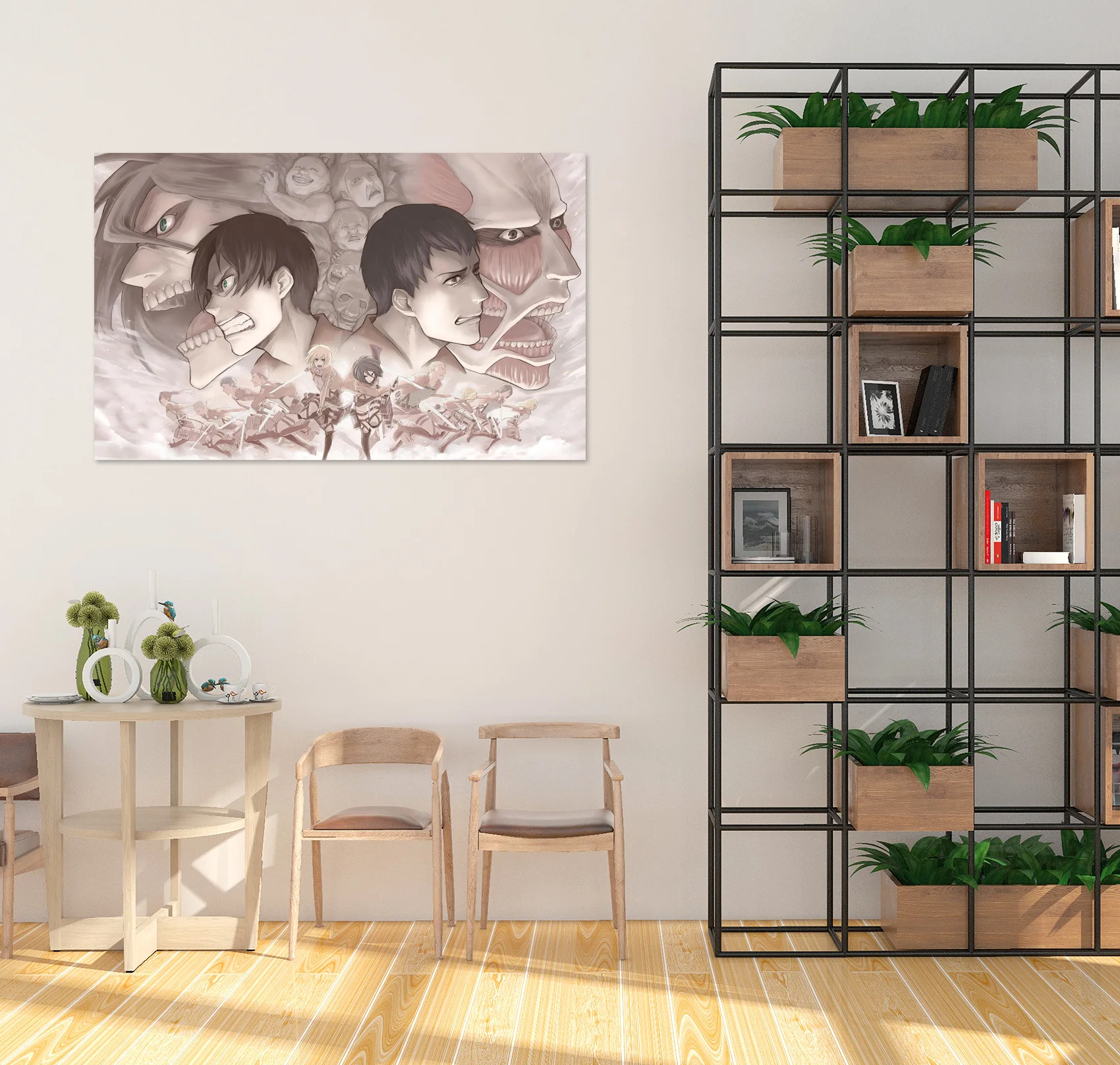 Self-Adhesive-3D-Attack-On-Titan-540-Japan-Anime-Wall-Stickers-Mural ...