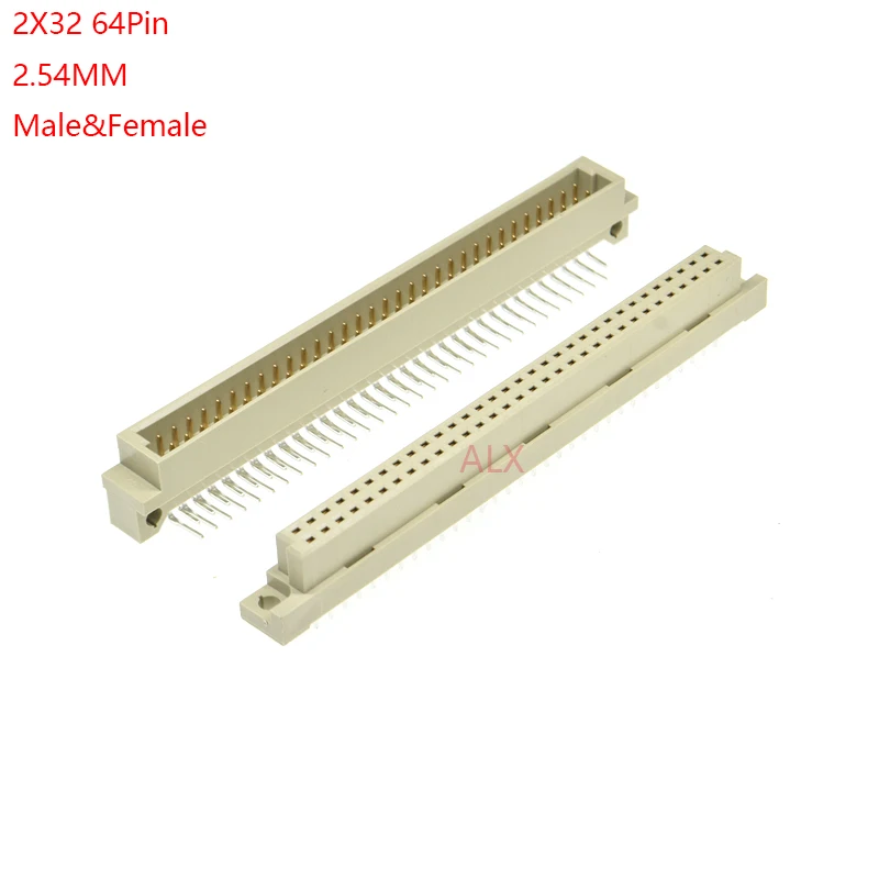 5pcs-din-41612-Connector-2-Rows-Plug-Header-Male-Female-Through-Hole ...