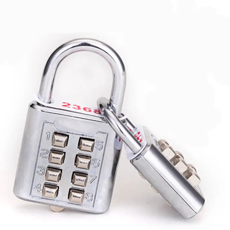 4-Digit-5Digit-Push-Button-Combination-Padlock-Silver-Number-Luggage ...
