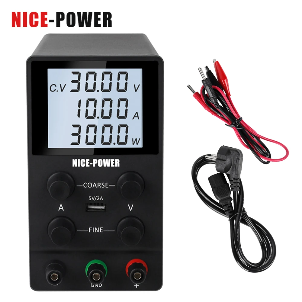Neue USB DC Labor 60V 5A Geregelte Labor Netzteil Einstellbar 30V 10A ...