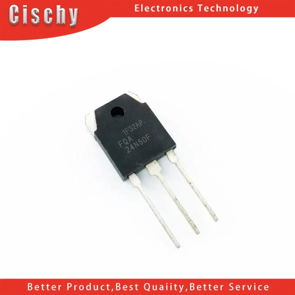 10Pcs FQA24N50 FQA24N50F or FDA24N50 FDA24N50F or FHA24N50 24N50 TO 3P ...