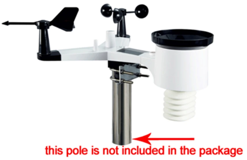 Misol Outdoor Sensor (spare Part) For Weather Station Wireless 433mhz ...