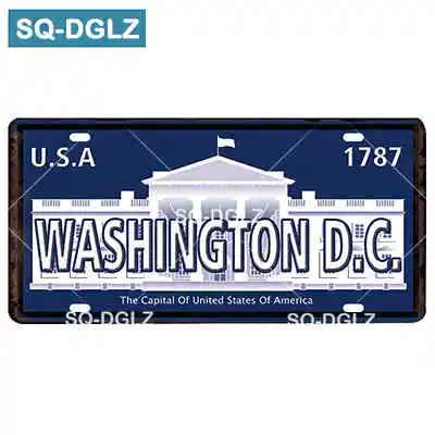 [SQ-DGLZ] ROME City Capital License Plate Tin Sign Vintage Metal Sign ...