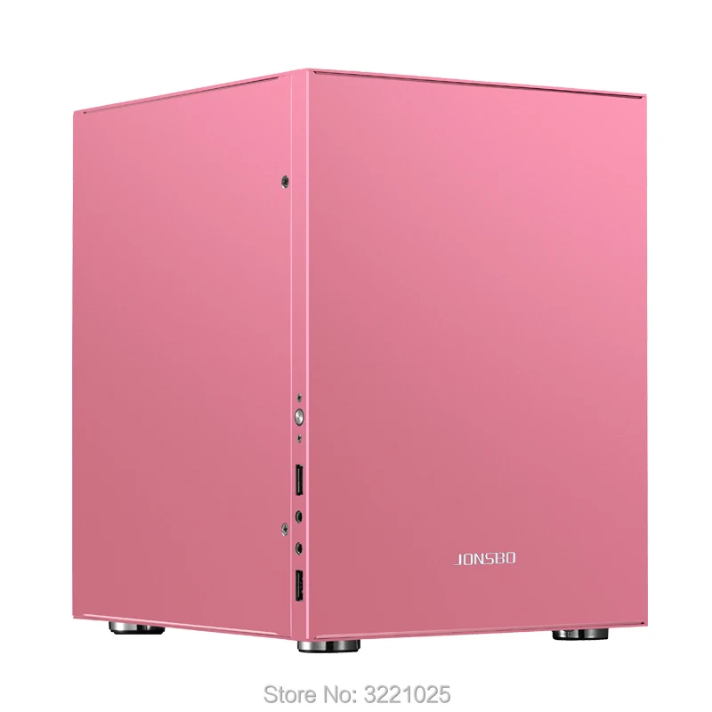 Jonsbo C2 Pink Aluminum Mini Itx Matx Computer Case Usb3.0 Game Small ...