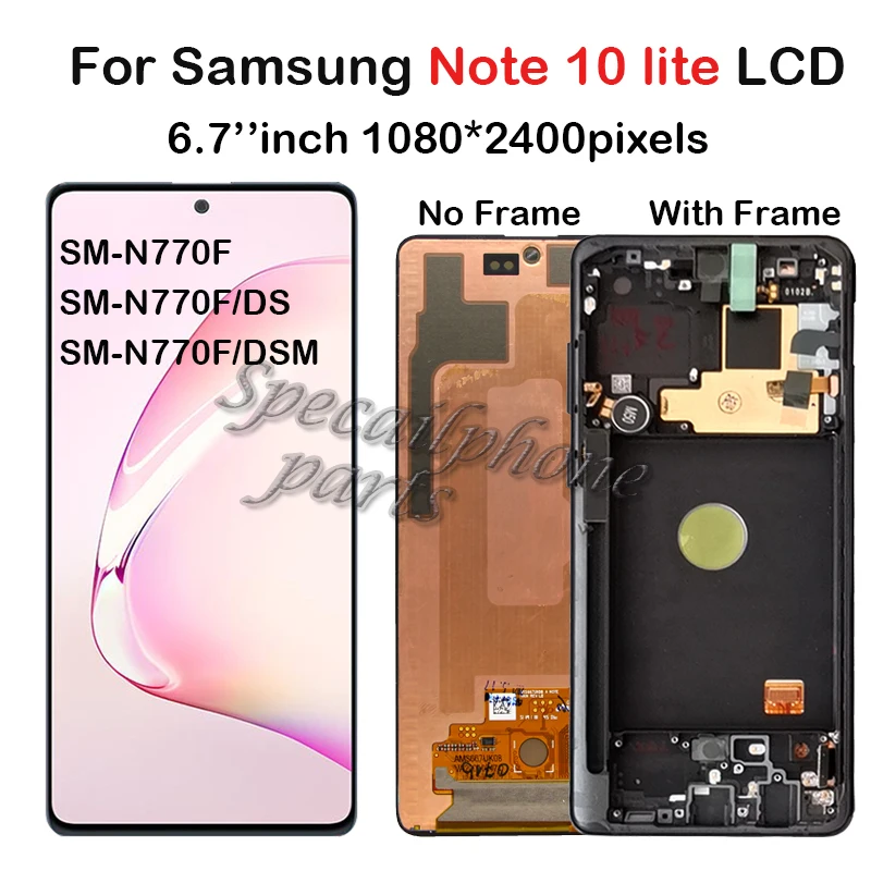 Original For Samsung N770 For Samsung Galaxy Note 10 Lite Display With ...