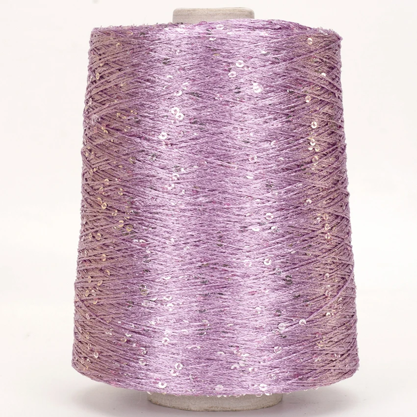 520g-Shiny-Glitter-Sequin-Yarn-Hand-Crochet-Knitting-Yarn-Skein-DIY ...