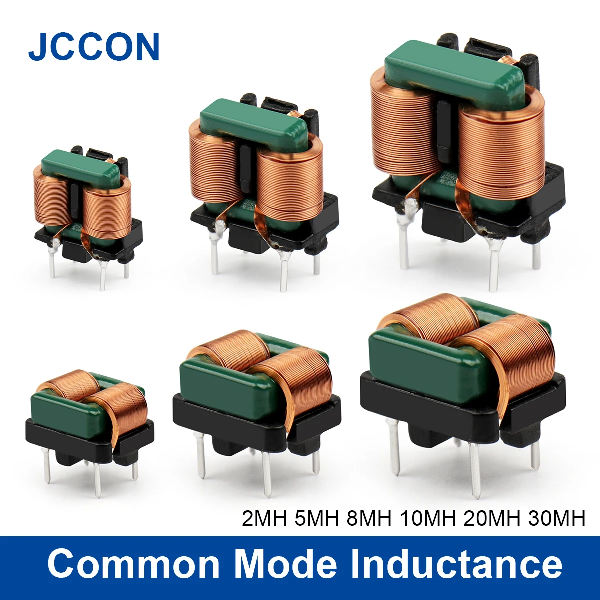 2Pcs-Common-Mode-Inductance-Millihenry-High-Current-Flat-Copper-Wire ...