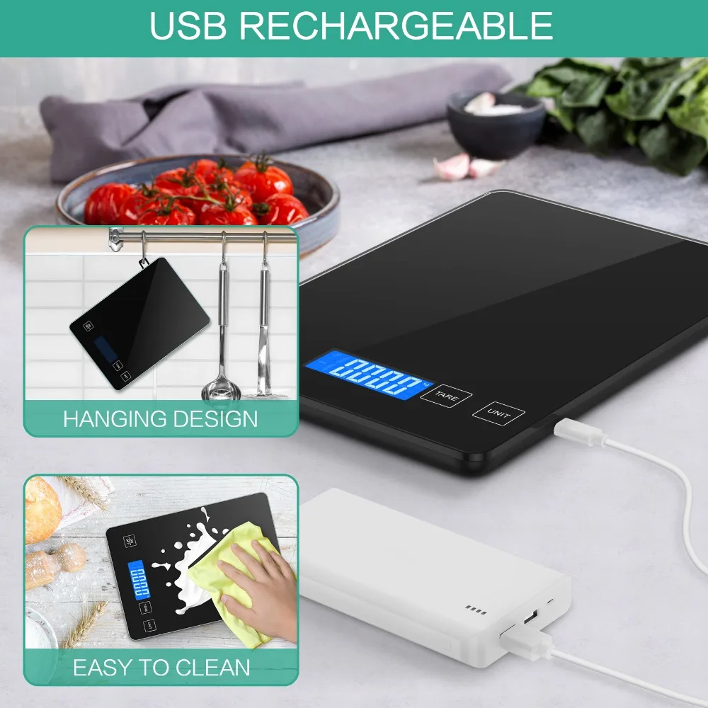 Vert - balances électroniques de précision, Mini USB, pour la cuisson ...