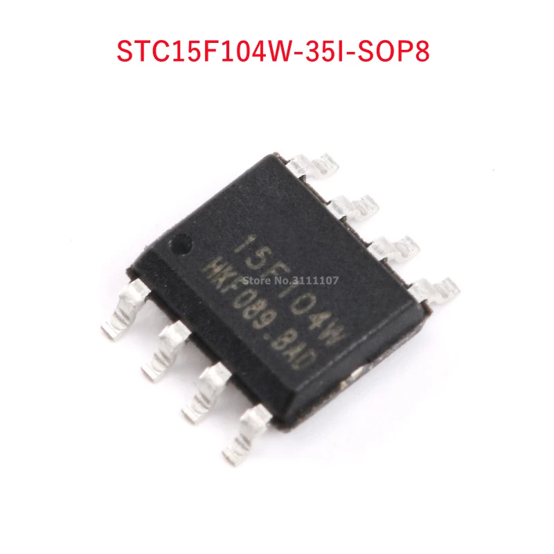 SMD/DIP STC15F104W 35I SOP8 1T 8051 MCU 4KB Flash, STC15F104W 35I DIP8G| | - AliExpress