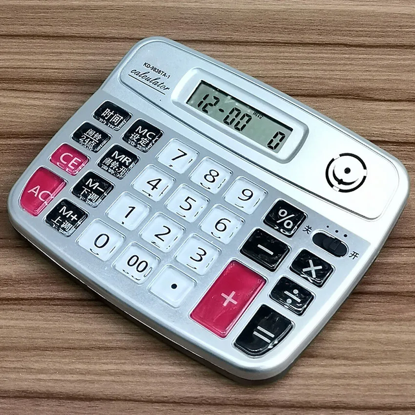 Musical Desktop Calculator 8 Digits LCD Display Electronic Calculator ...