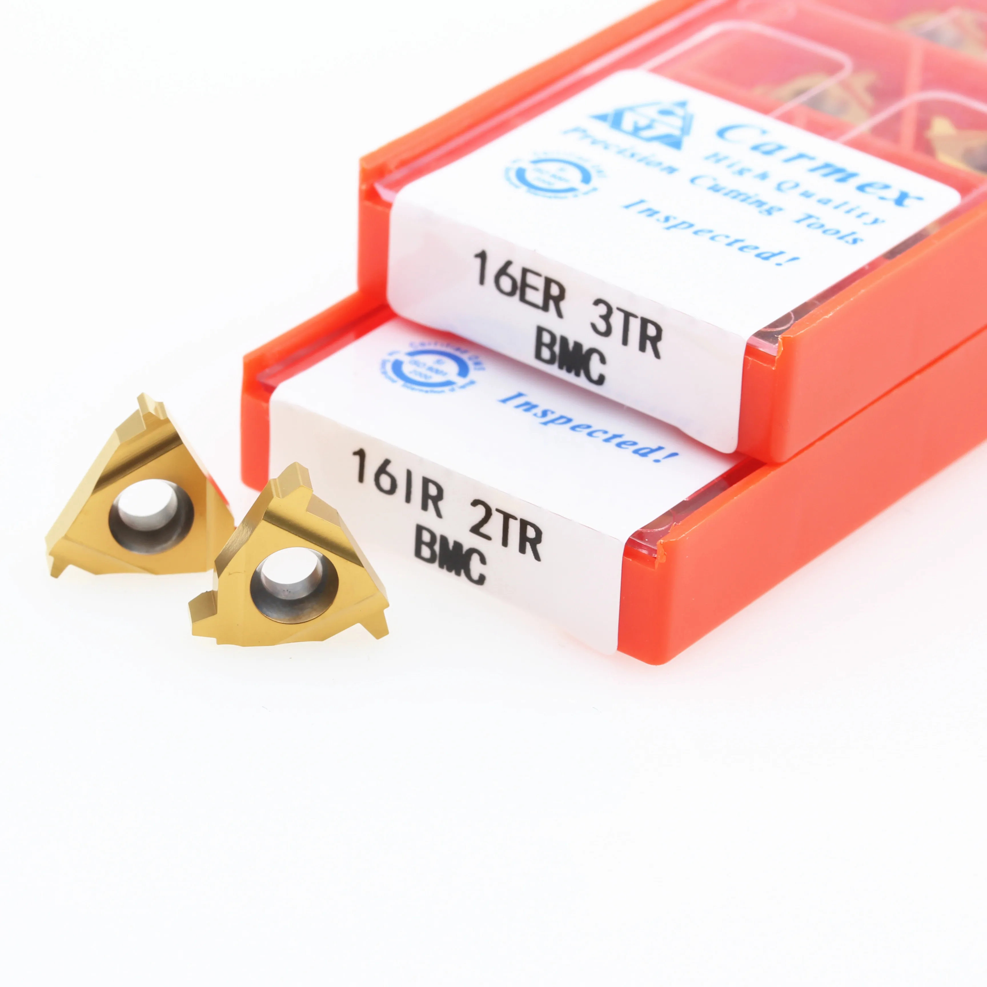 10PCS Carmex 16ER 16IR 2TR 3TR BMC CNC Thread Turning Tools Threading Carbide Inserts Lathe ...