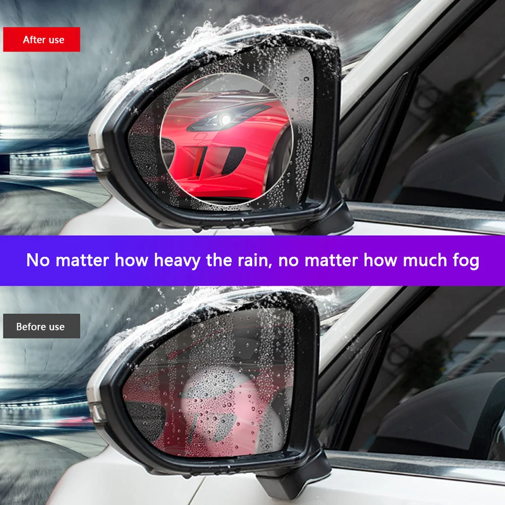 2pcs-Car-Mirror-anti-fog-Sheet-Film-Door-Rearview-Mirror-Glare ...