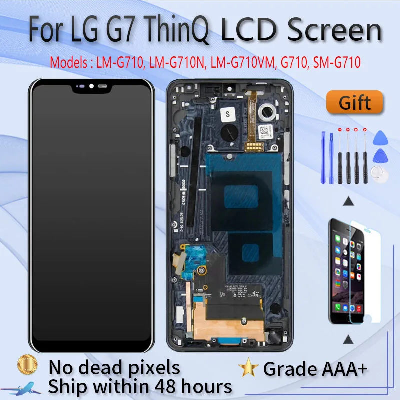 For LG G7 ThinQ LM-G710 LM-G710N LM-G710VM G710 SM-G710 LCD screen ...