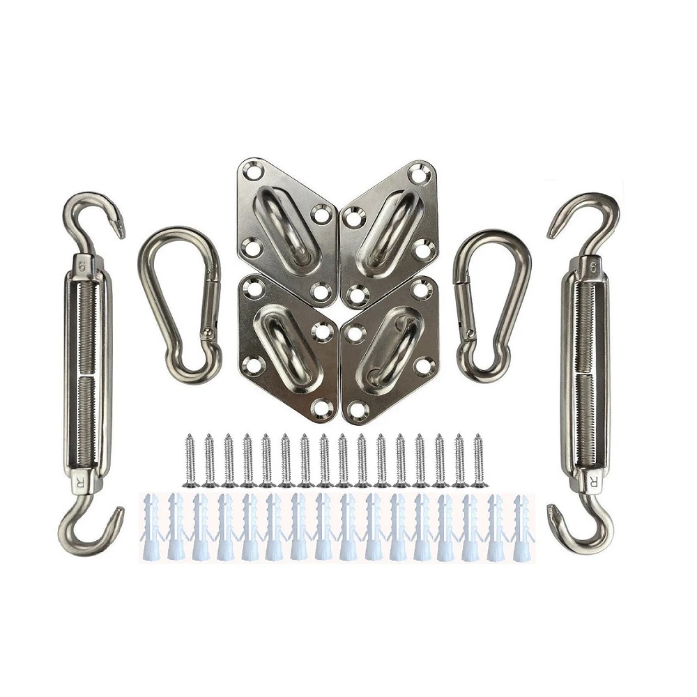 Shade Sail Fixing Kit, M6 Heavy Duty Hardware 304 Stainless Steel ...
